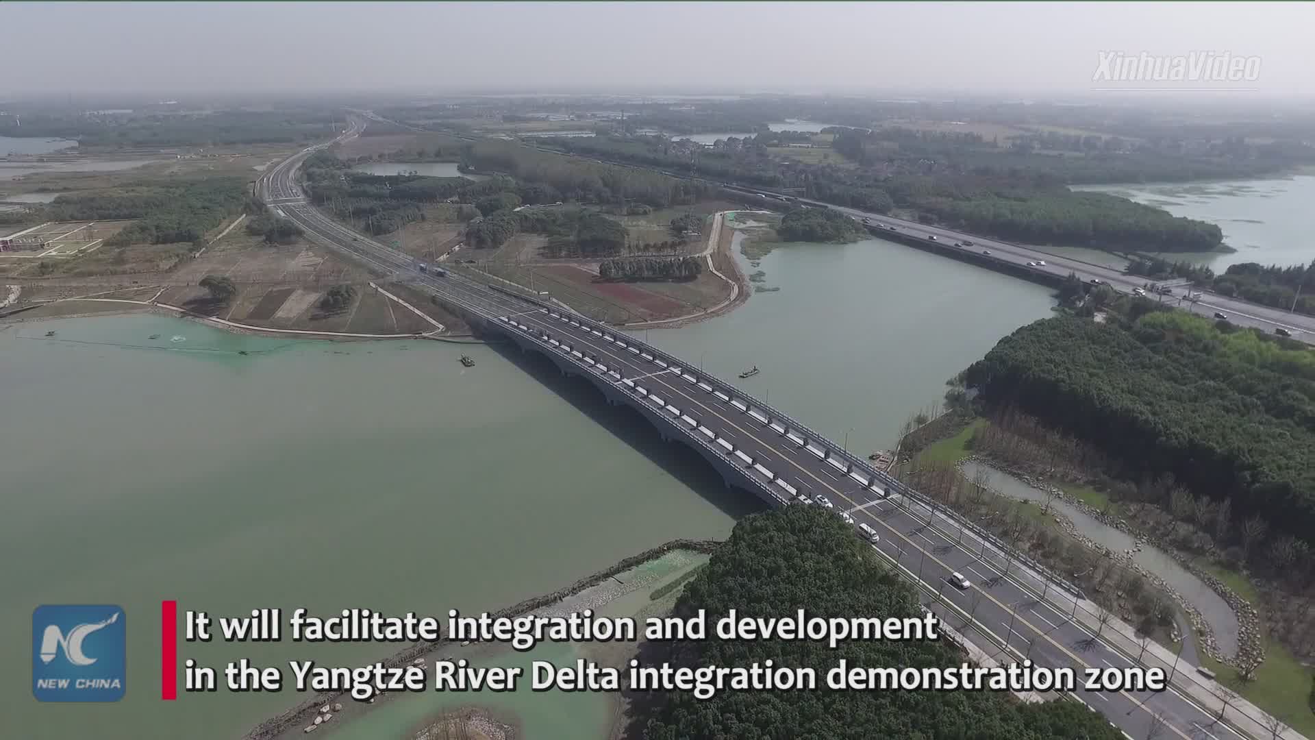 Interprovincial highway facilitates integration in Yangtze River Delta ...