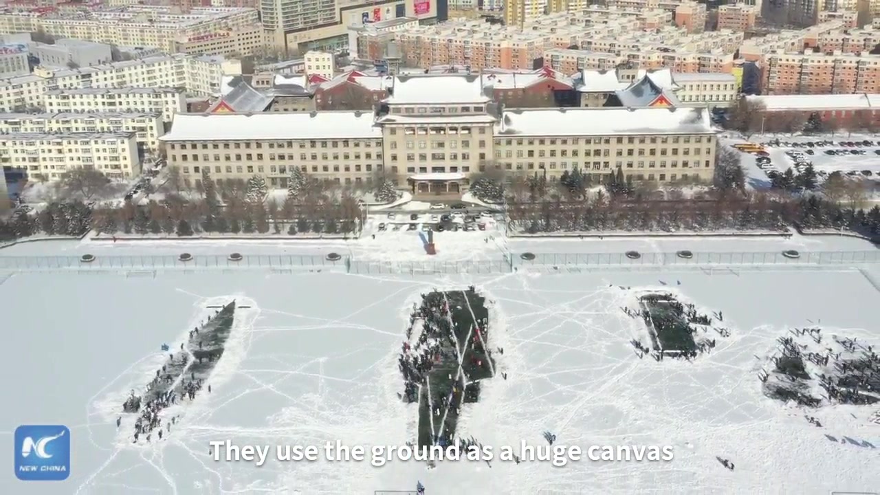 Amazing snow creations on NE China campus-China Story