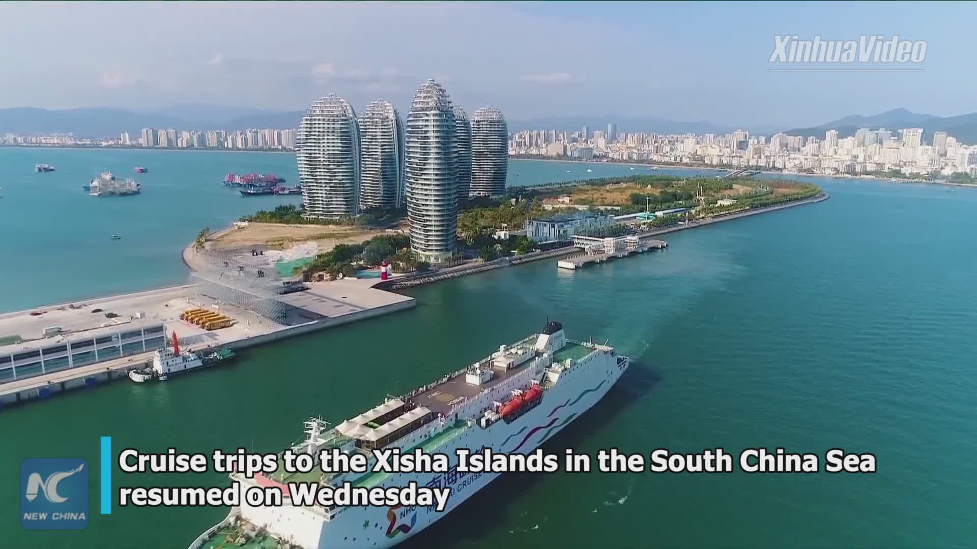 Cruise tourism resumes in China's Xisha Islands-China Story